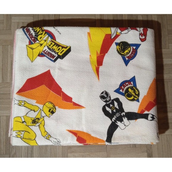 Bedding | Vintage Saban 1994 Power Rangers Blanket 7x90 Twin | Poshmark